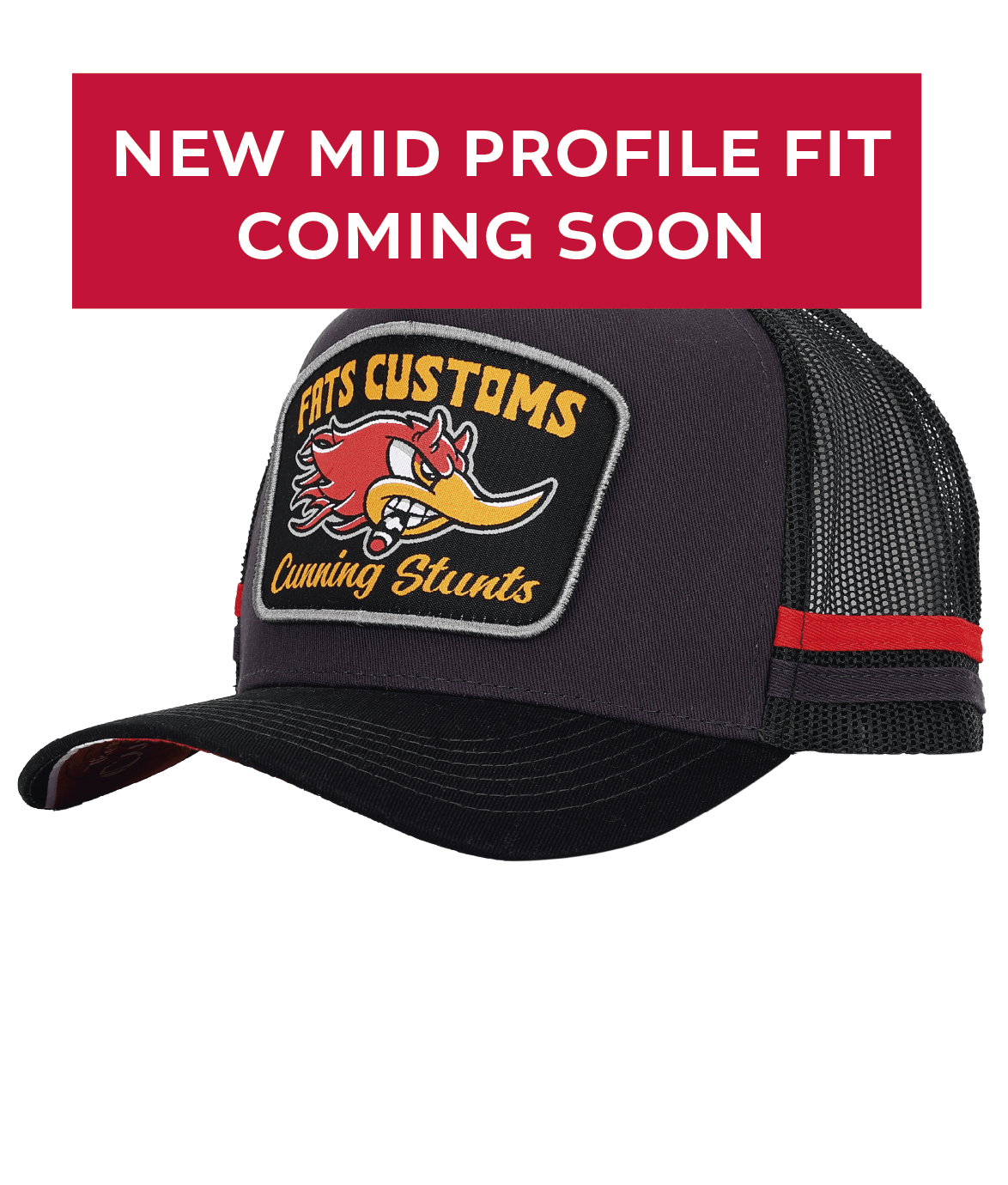 CUNNING STUNTS SS- TRUCKER CAP-MID PROFILE – The Fats